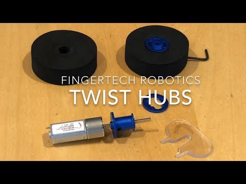 FingerTech Twist Hubs (pair) 3mm Wide – Robot Smashing League